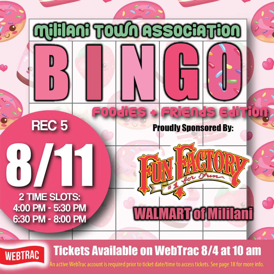 MTA BINGO | Mililani Town Association – Official Site