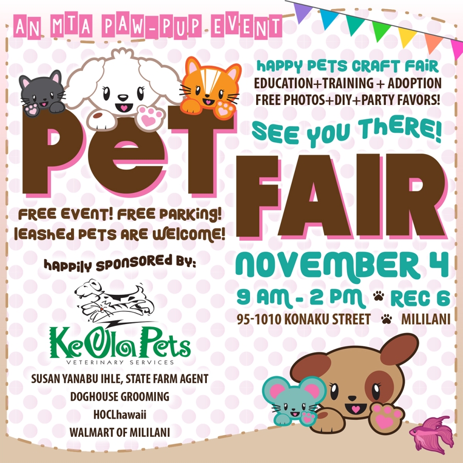 Pet Fair | Mililani Town Association – Official Site