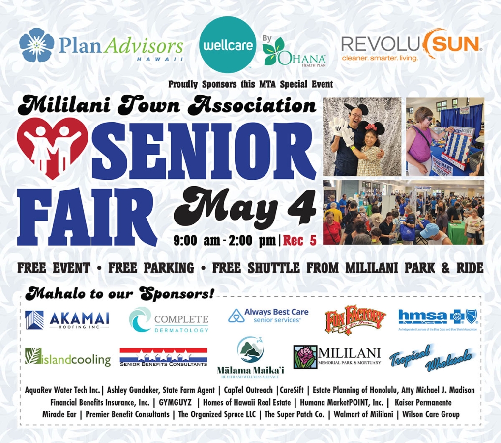 2024 MTA Senior Fair | Mililani Town Association – Official Site