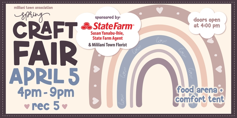 2025 MTA Spring Craft Fair | Mililani Town Association